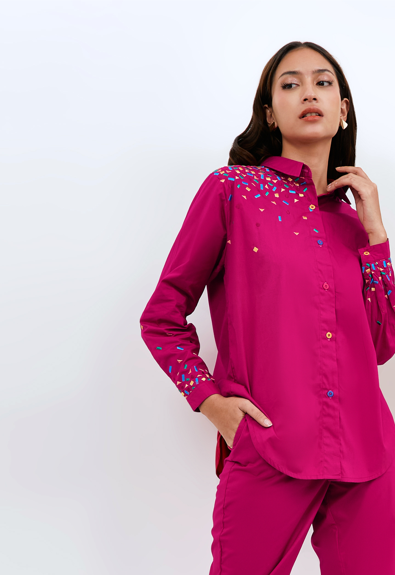 Mille Embro Matching set Fushia – Madeofme