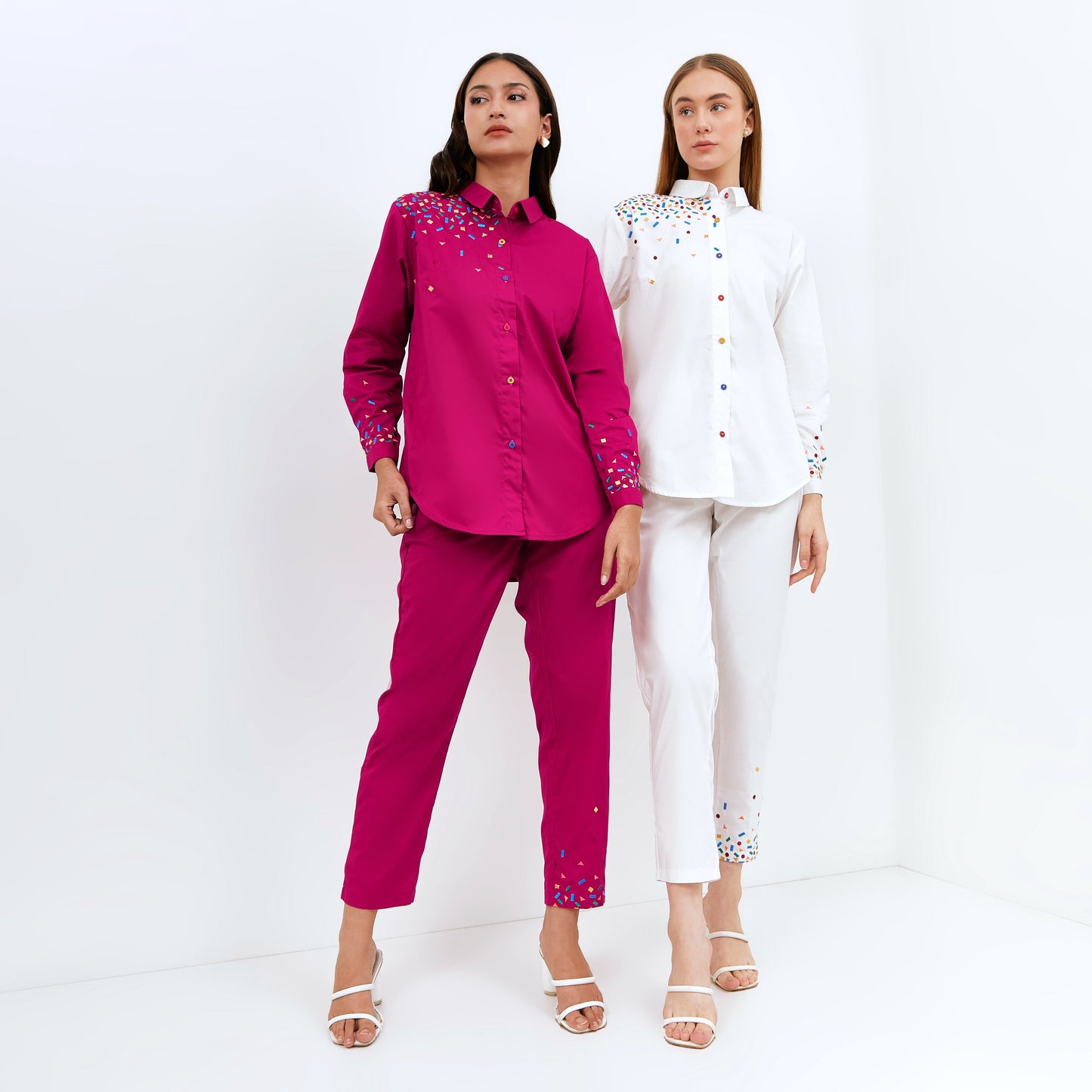 Mille Embro Matching set Fushia – Madeofme