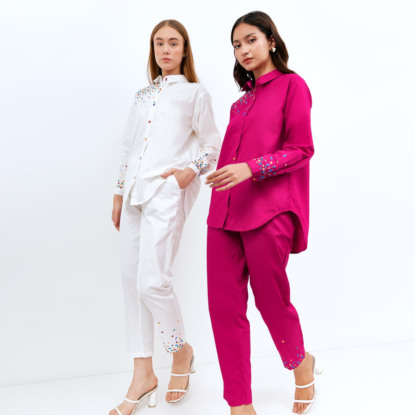 Mille Embro Matching set Fushia – Madeofme